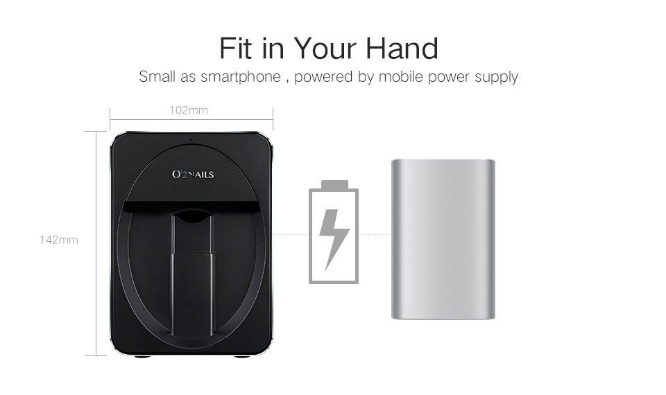 Portable Nail Printer H1-O2NAILS
